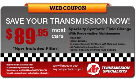 COUPONS - A Plus Transmission Specialists Austin